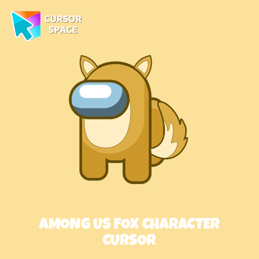 Custom Cursor Among Us Fox Character For Chrome - Cursor Pack | Cursor ...